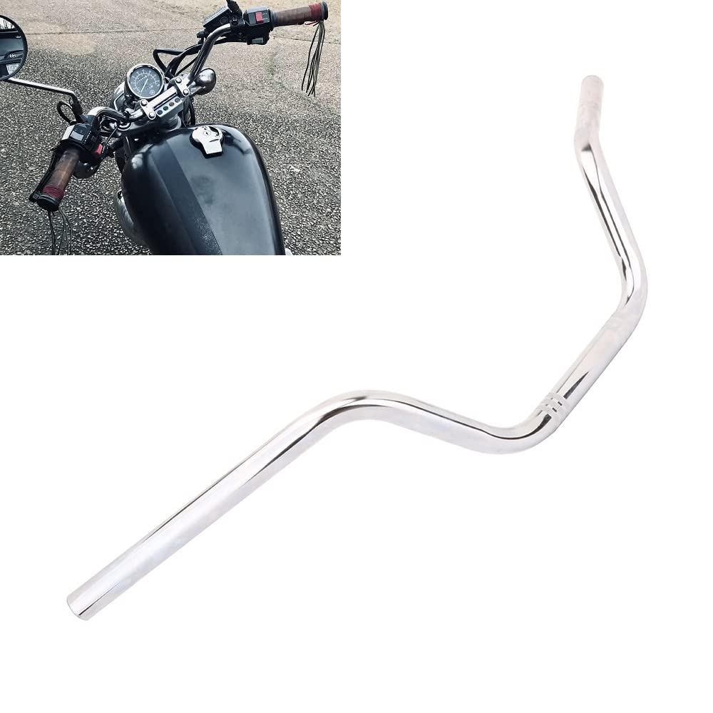 Buy AnXin Motorcycle 7/8" Drag Handlebars High-Rise Tracker Handle Bars ...