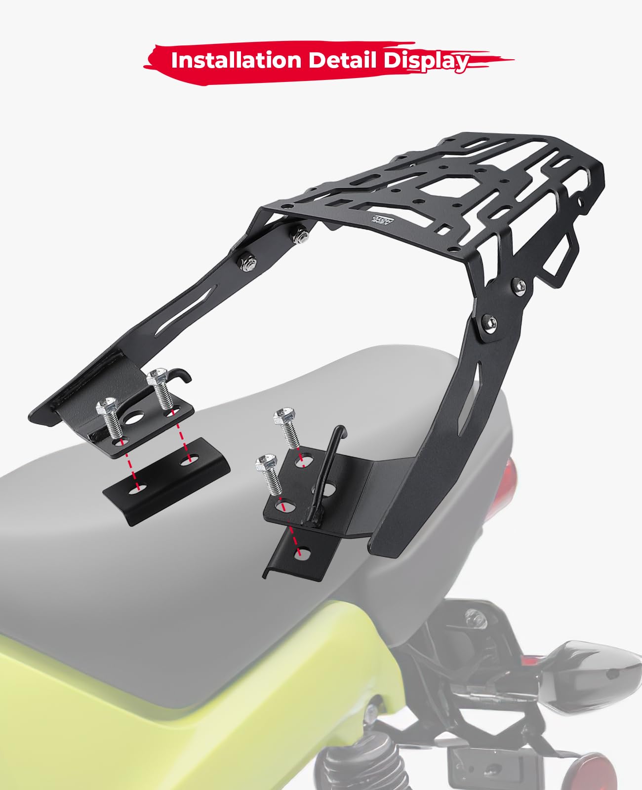 Snapklik.com : KEMIMOTO Motorcycle Navi Rear Rack Compatible