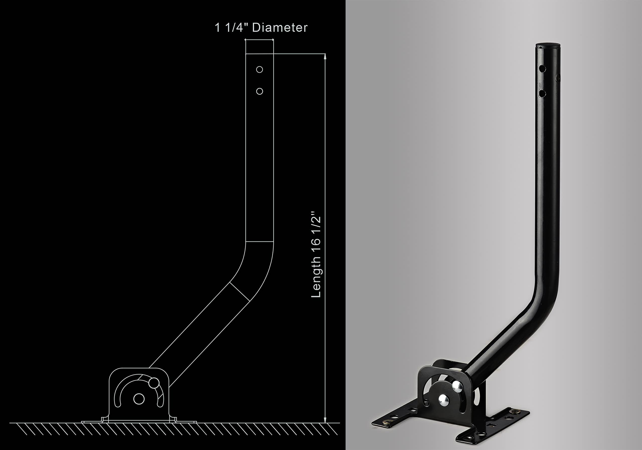Snapklik.com : Adjustable Outdoor Antenna Mounting Pole - Universal J ...