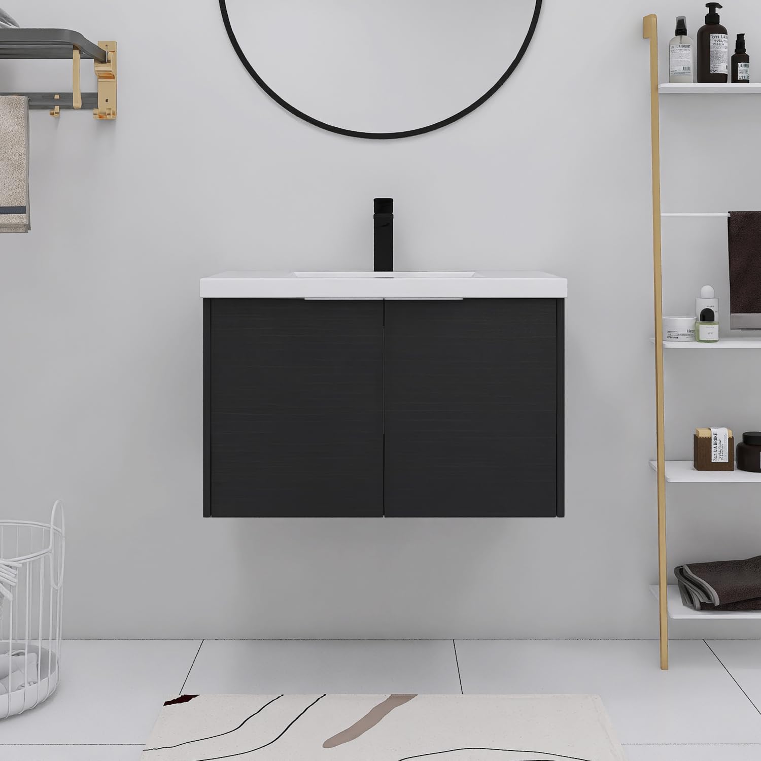 Amazon.com: Generic Single Sink Bathroom Vanity Combo, 30"" Bathroom ...