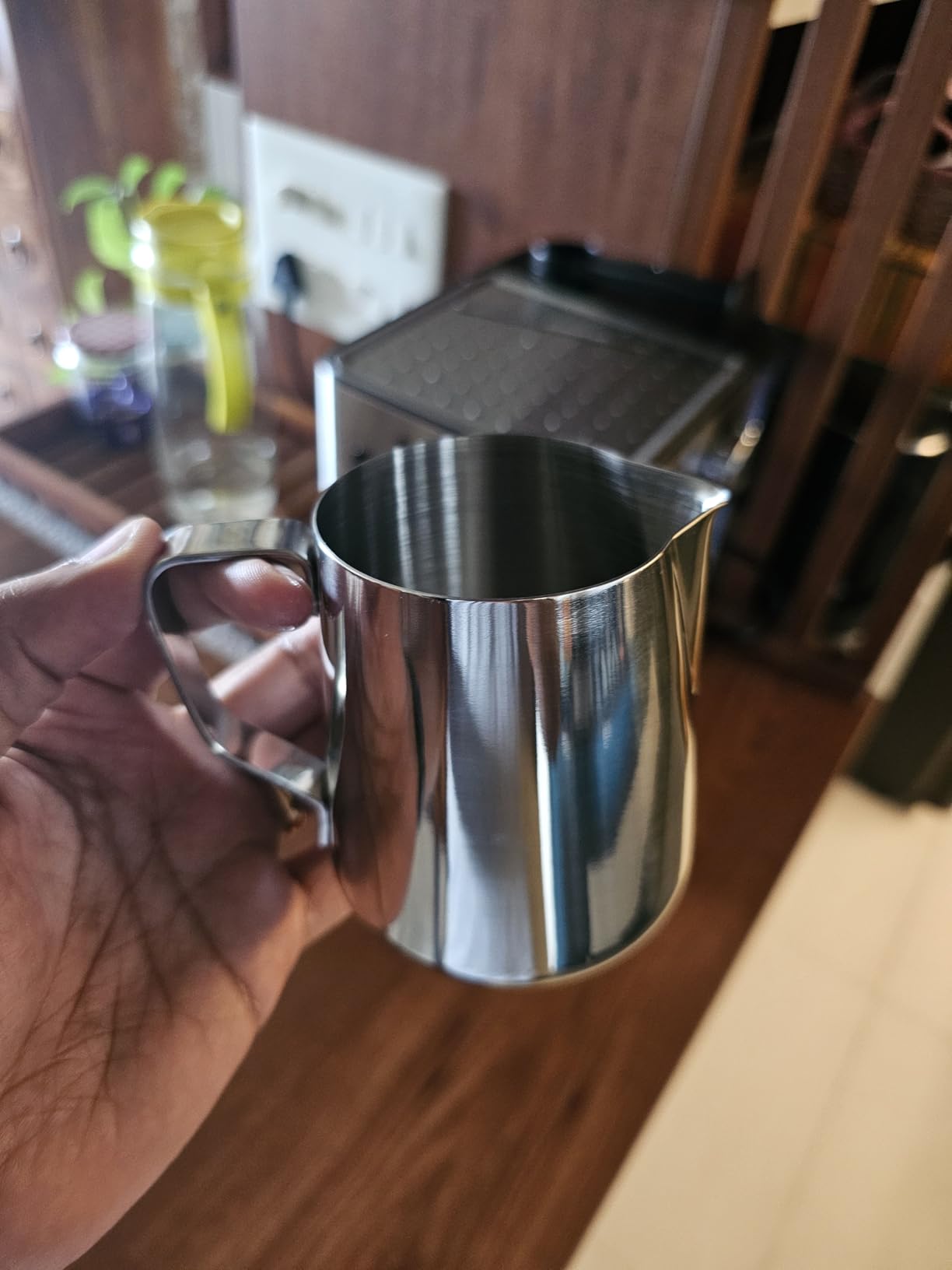 Zeitel® 12oz Milk Frothing Pitcher with Scale Stainless Steel Espresso ...