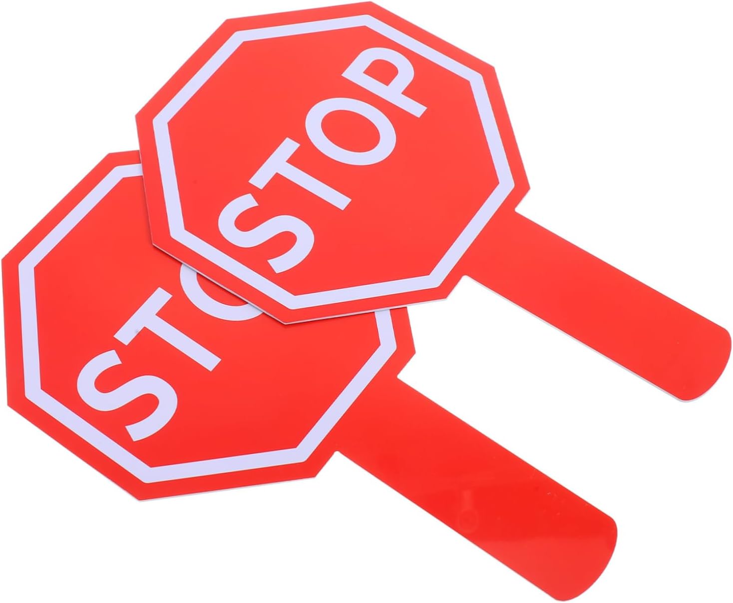 2pcs Double-Sided Traffic Signs for Boy Girl Handheld Crossing Guards ...