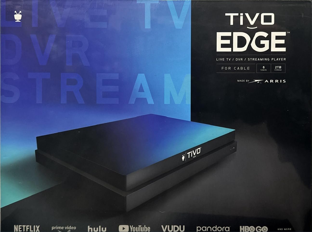 Amazon.com: TiVo TiVo Edge Cable DVR - 2TB, 6 Tuners, 300 Hours HD ...