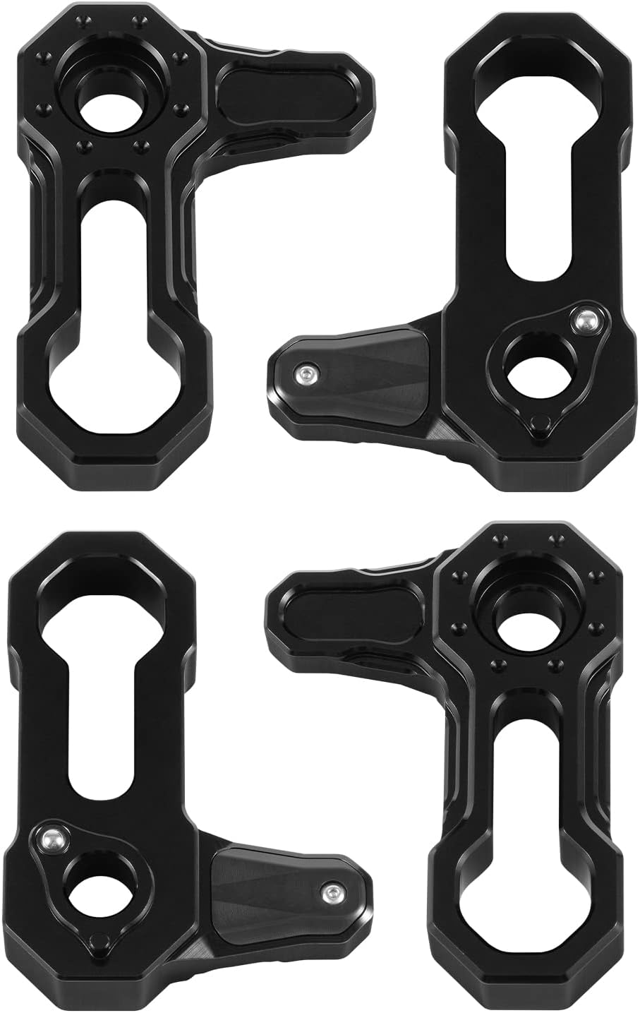 Buy Hihitomorrow Billet Aluminum Handles Freedom Top L-Shaped Locks JK ...