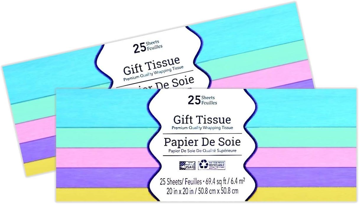 Amazon.com: Colors of Rainbow Acid-free Wrapping Tissue Paper (96 ...