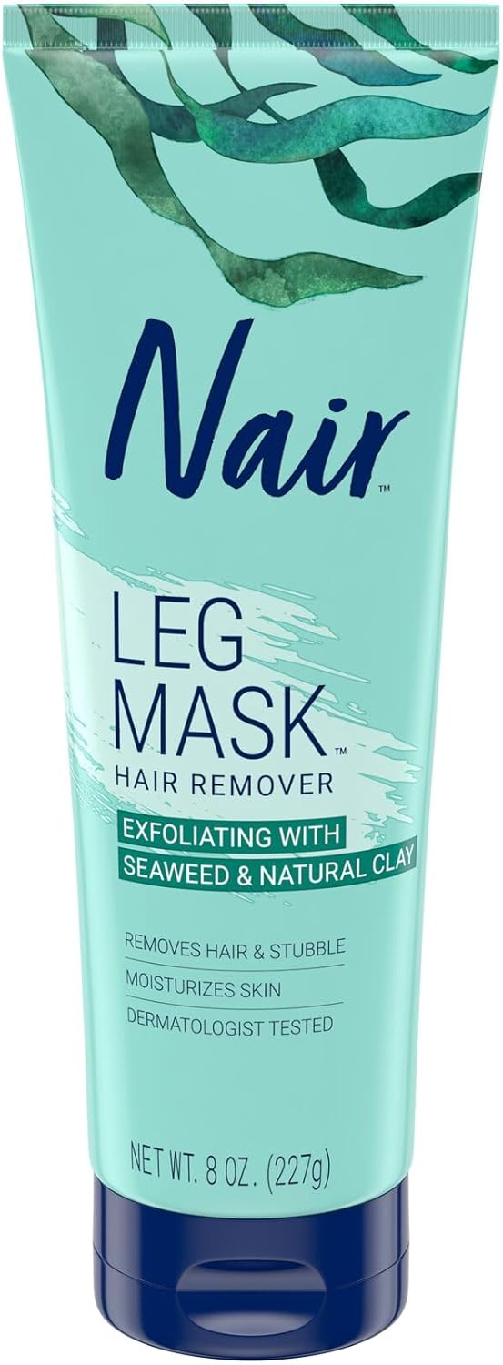 Nair Leg Mask with 100% Natural Clay + Seaweed, 227-g : Amazon.ca ...