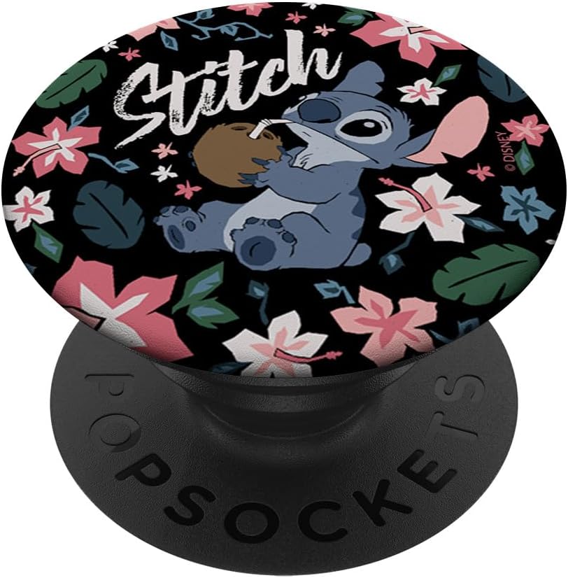 Amazon.com: Disney Lilo & Stitch Unstoppable Stitch PopSockets Standard ...