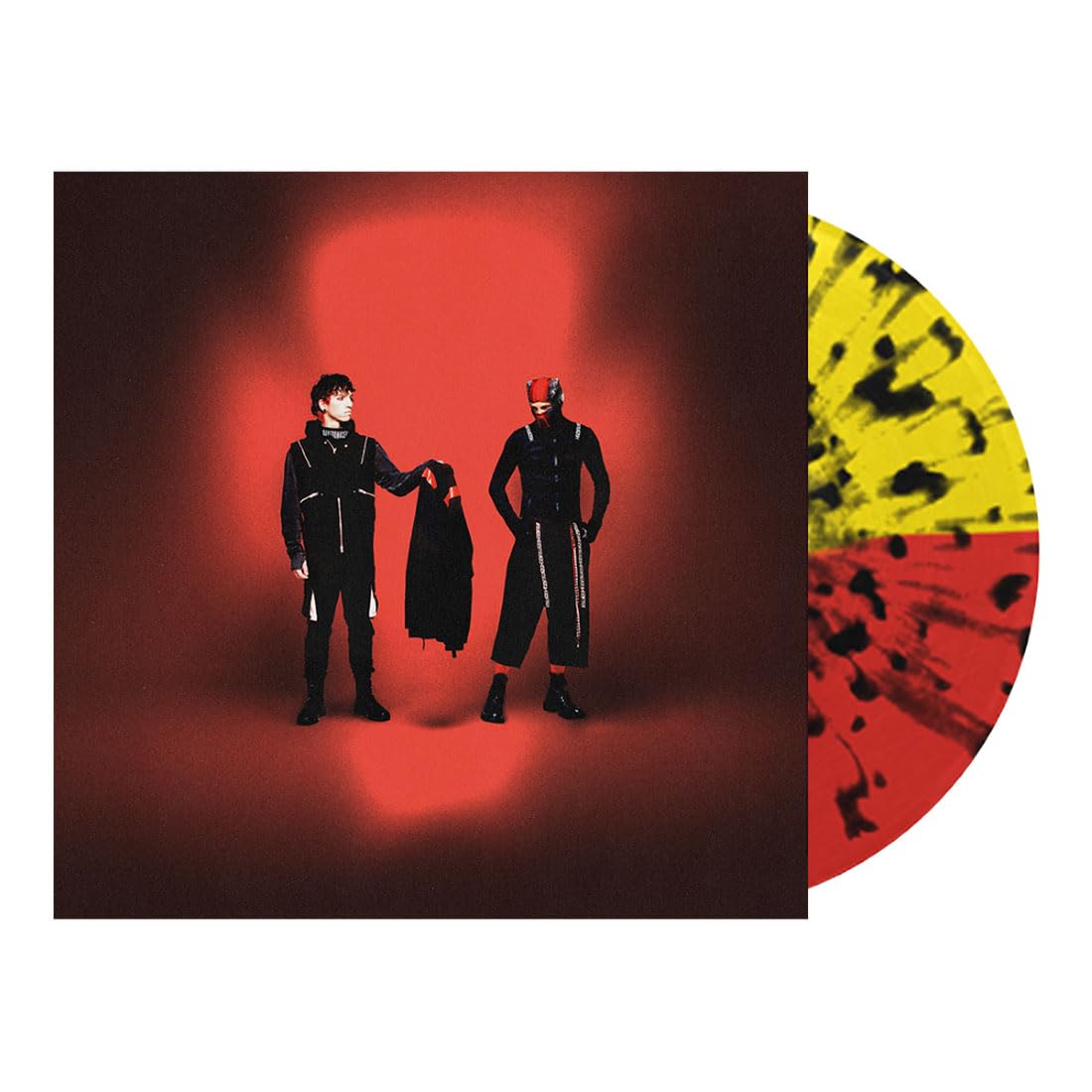 Amazon.com: Breach Red, Yellow, and Black Hazard Splatter Vinyl LP ...