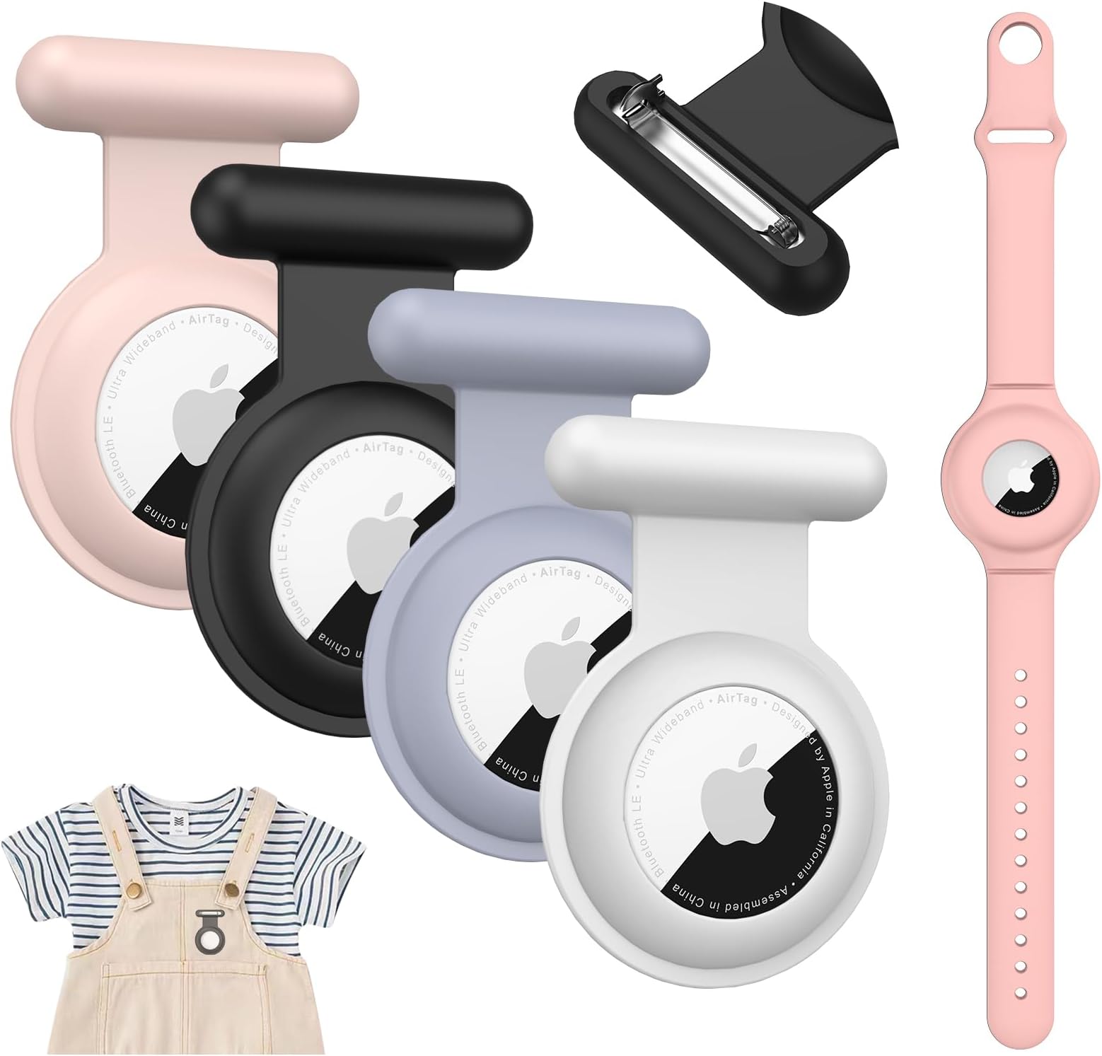 Amazon.com: Hidden Airtag Holder for Kids, for Apple Air Tags-4 Pack ...