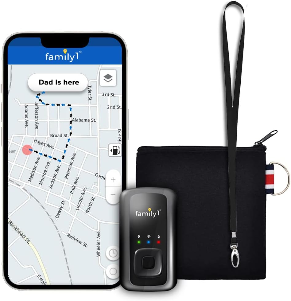 Amazon.com: Family1st - Compact GPS Tracker for Elderly, Adults ...
