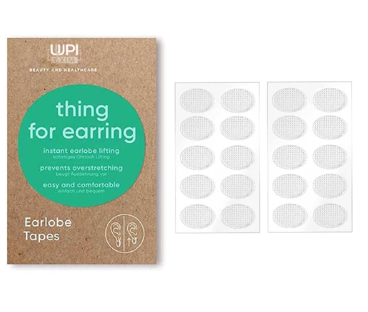Buy ULUPI EXIM Ear Lobe Tape, Invisible Ear Lobe Support Patch for ...