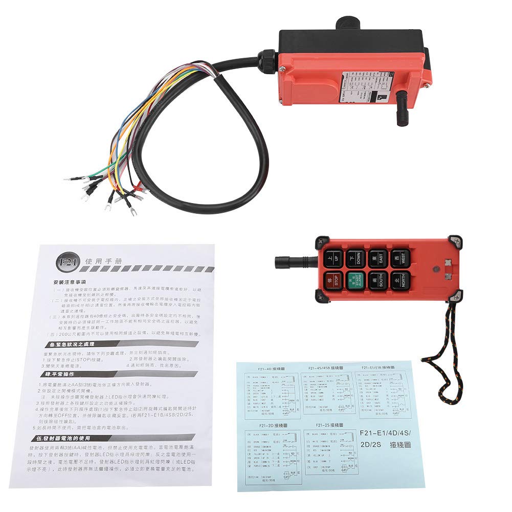 Buy Crane Transmitter,8 Key Heavy Duty Crane Industrial Wireless Remote ...