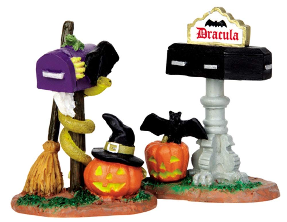 Amazon.com: Lemax Spooky Town Monster Mailboxes Set of 2 # 44740 : Home ...