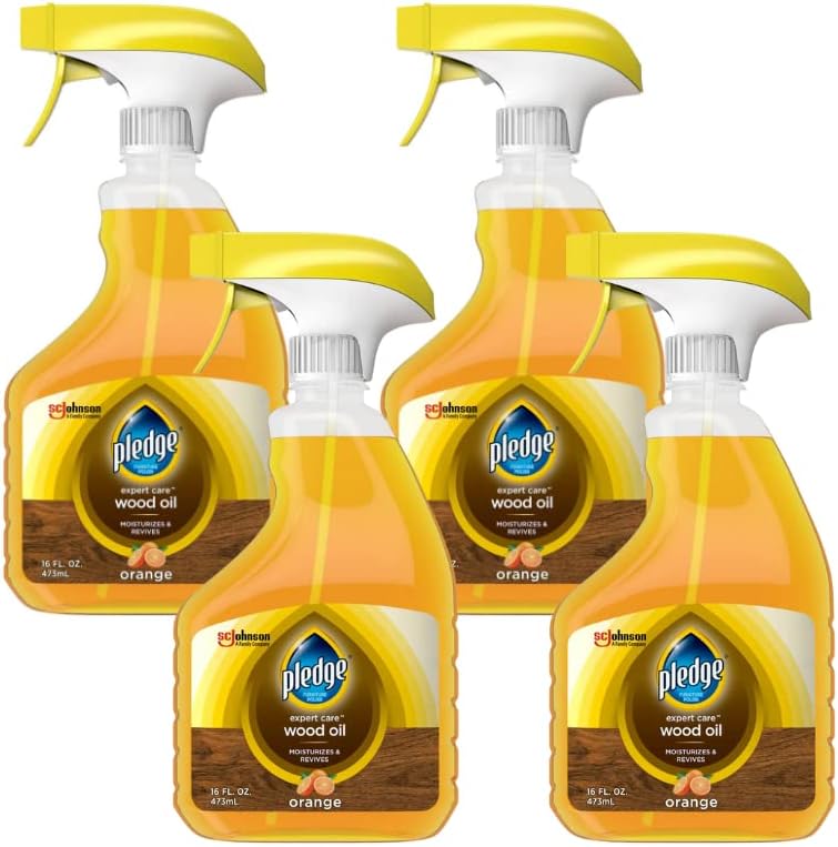 Amazon.com: Pledge Revitalizing Oil With Natural Orange Oil 16 Fl Oz ...