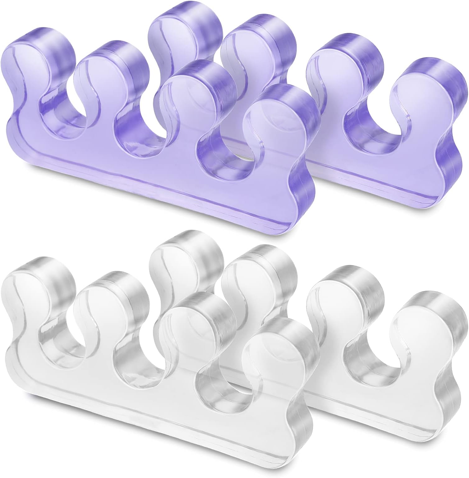 Amazon.com : Bukihome Upgraded Gel Toe Separator - Pedicure Toe Spacers ...