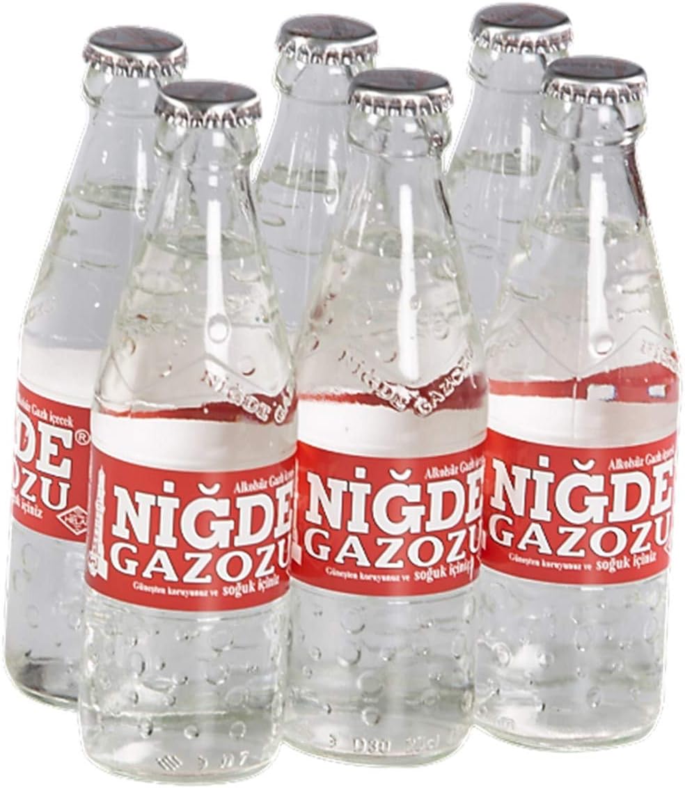 Amazon.com : Uludag Legendary Gazoz (6 Pack) Fruit Flavoured Fizzy Soft ...