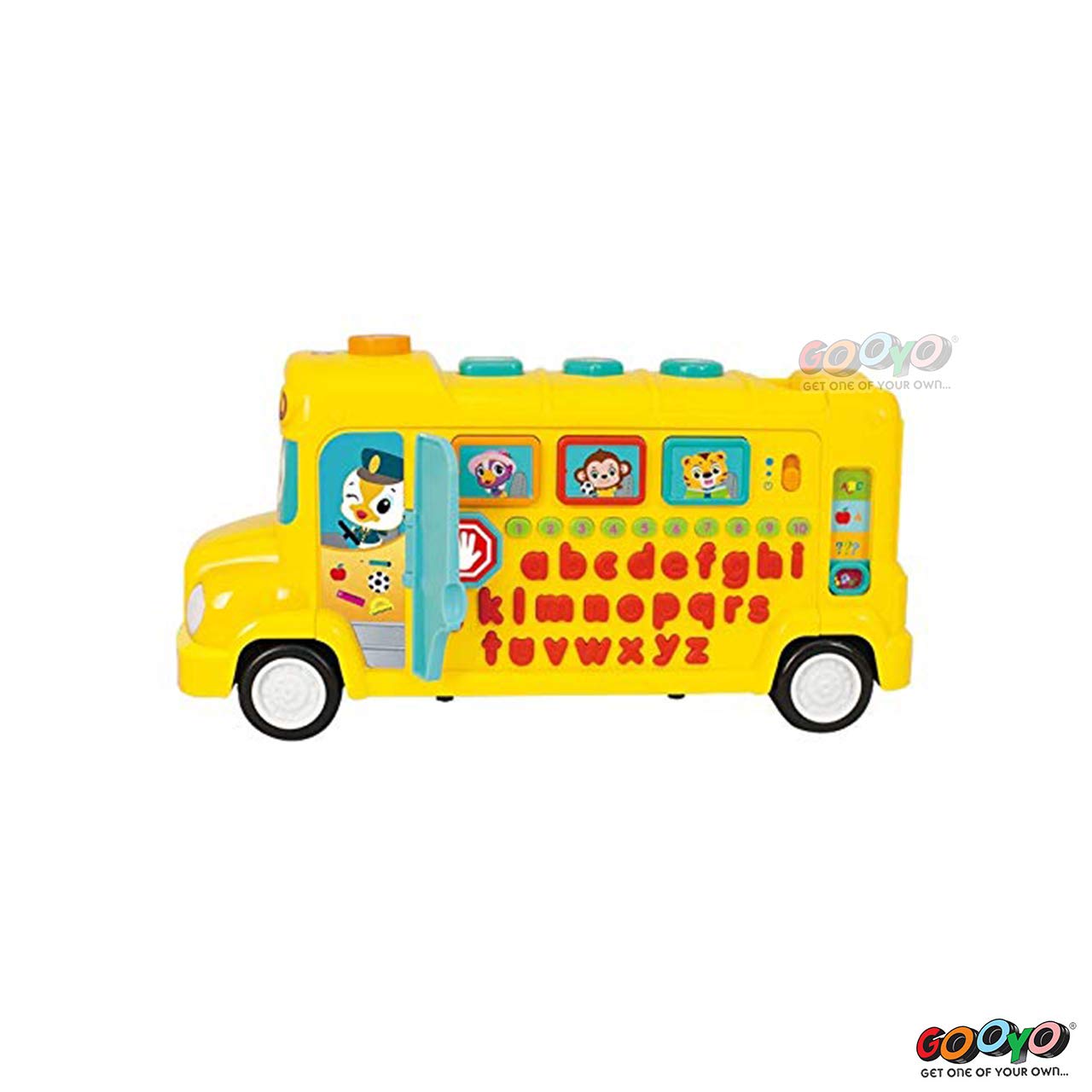 Buy Gooyo School Bus Learning ABCD Alphabet Educational Electronic ...