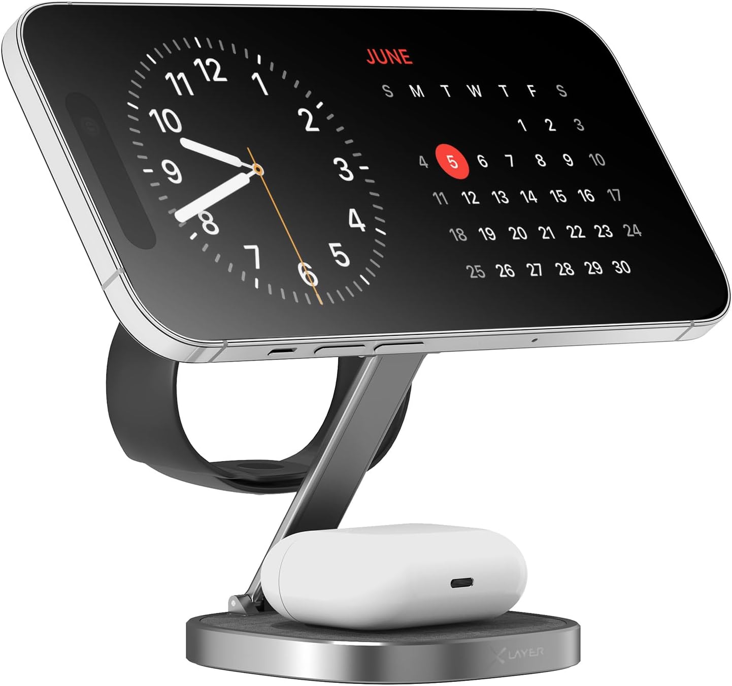XLayer MagFix Pro 3 in 1 Ladestation Apple Wireless Charger | Klappbar ...