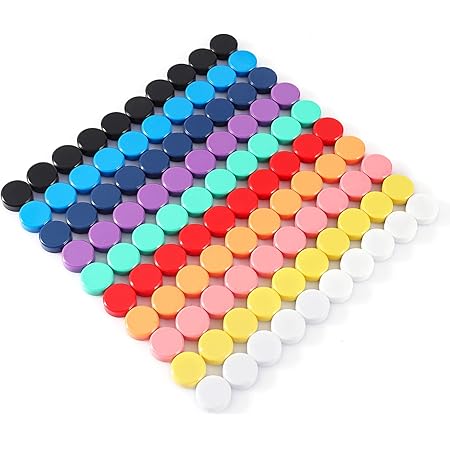 PYJLBX Fridge Magnets, Magnets Colorful Strong Magnet, Round Small ...