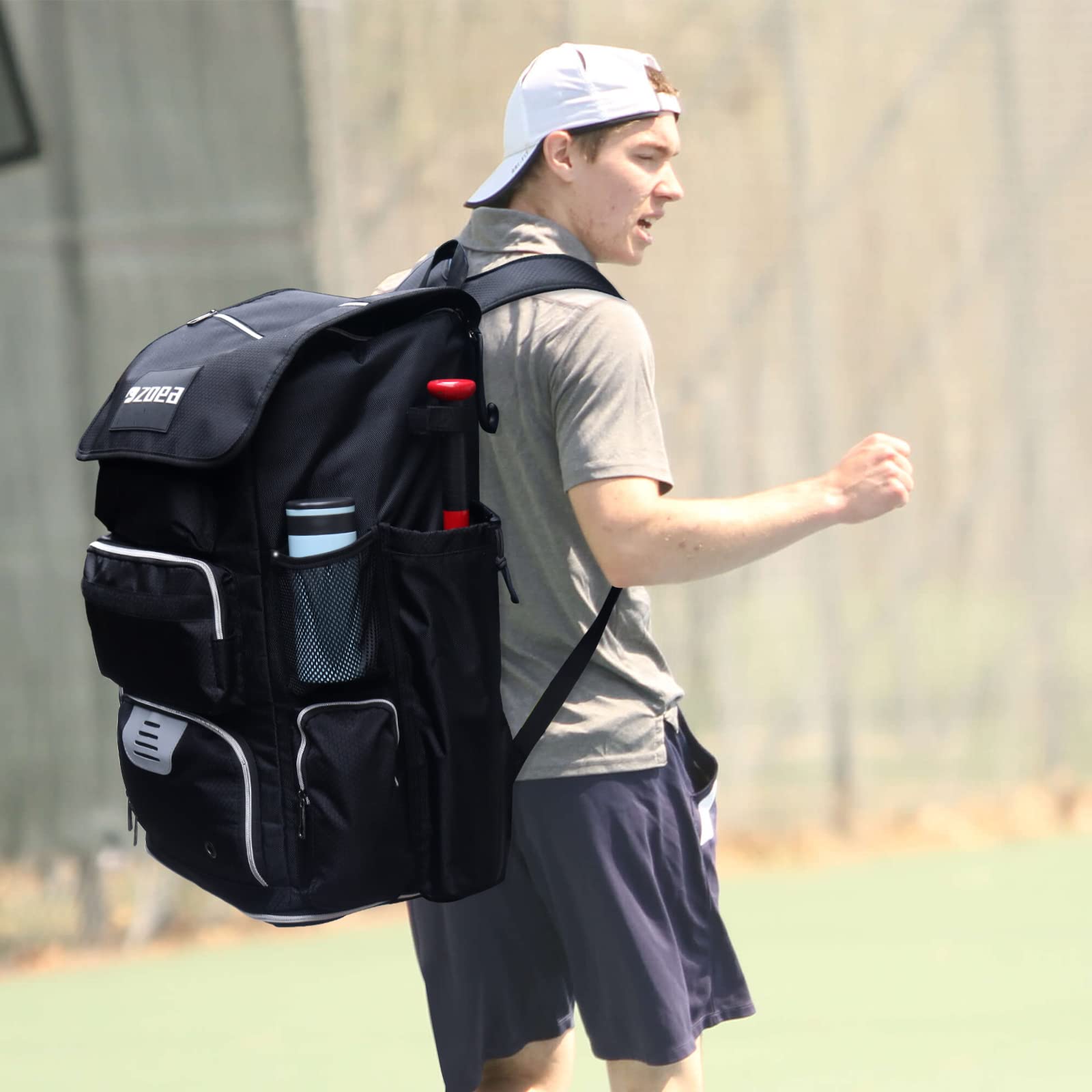 Snapklik.com : ZOEA Super Large Expandable Bat Pack, Baseball Bat Bag ...