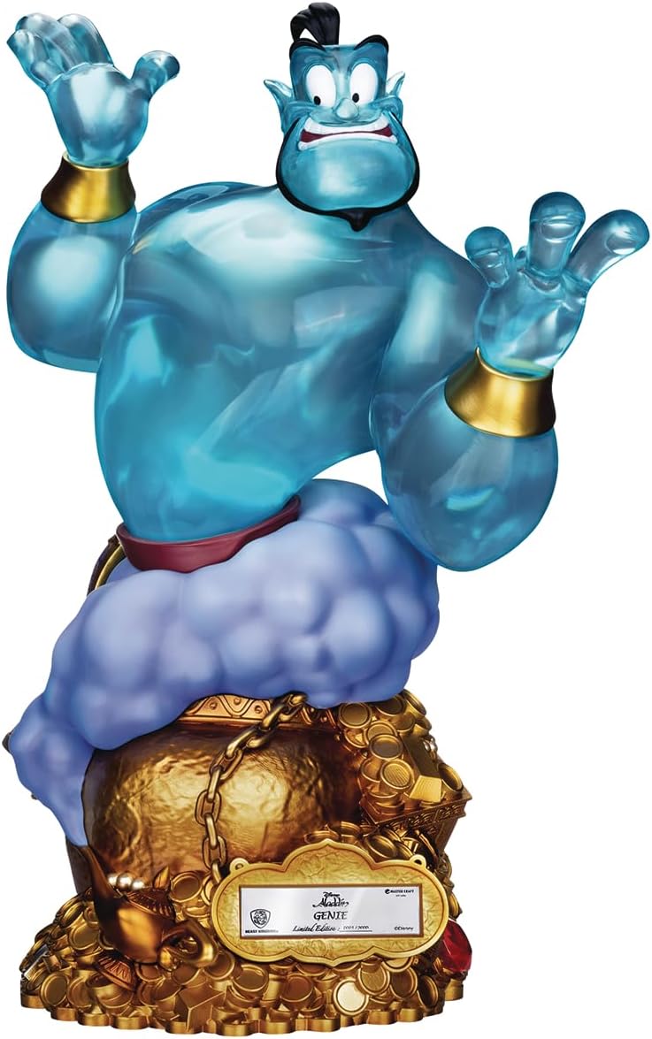 Amazon.com: Disney’s Aladdin: Genie MC-089 Master Craft Statue : Toys ...