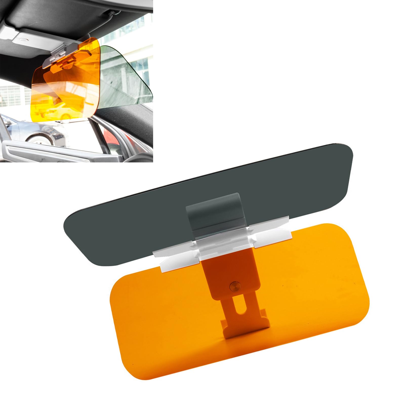 Amazon.com: cerfioo 1 PC Car Sun Visor Eyepiece, 4.72" x 12.59" Push ...