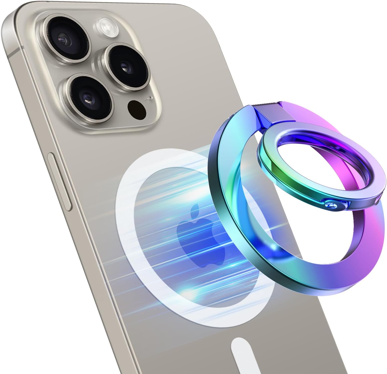 Amazon.com: GVIEWIN Magnetic Phone Ring Holder, Compatible with MagSafe ...