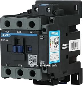 SSDXFJZR NXC-65 65A LC1D LC1 AC Contactor CJX2-6511 NO NC 3-Phase DIN Rail Mount Electric Power ...
