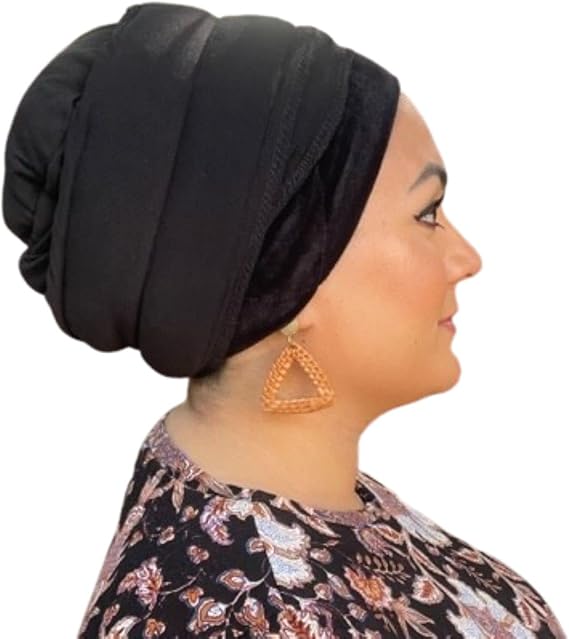 Tichel Volumizer Pass KalPlus Black Shaper, High/Mid-Height, Non Slip ...