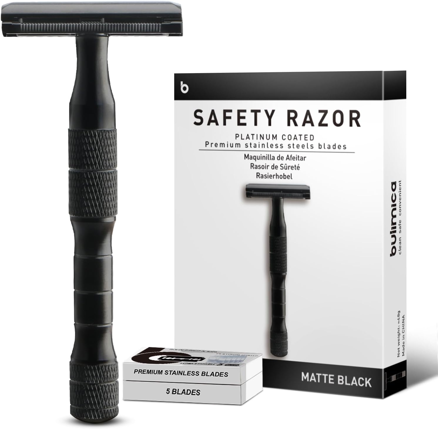 Amazon.com: Double Edge Safety Razor - Single Shaving Metal Razors With ...