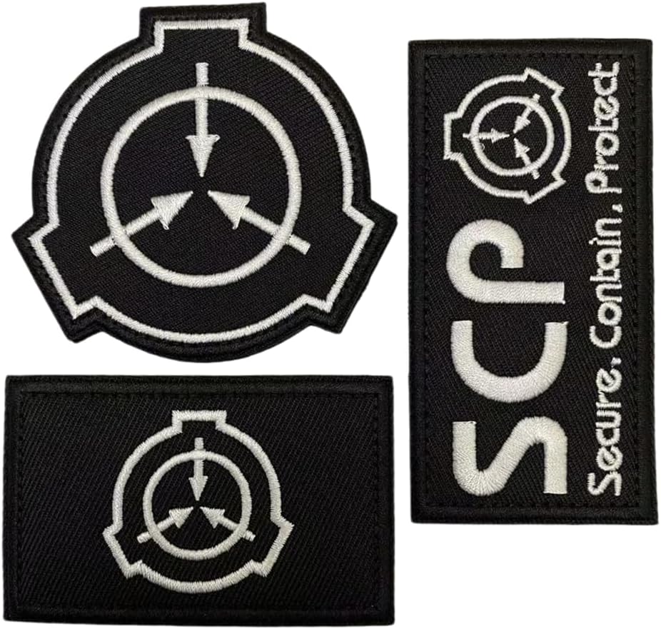 Amazon.com: 3 PCS Compatible with SCP Tactical Patch Embroidered ...