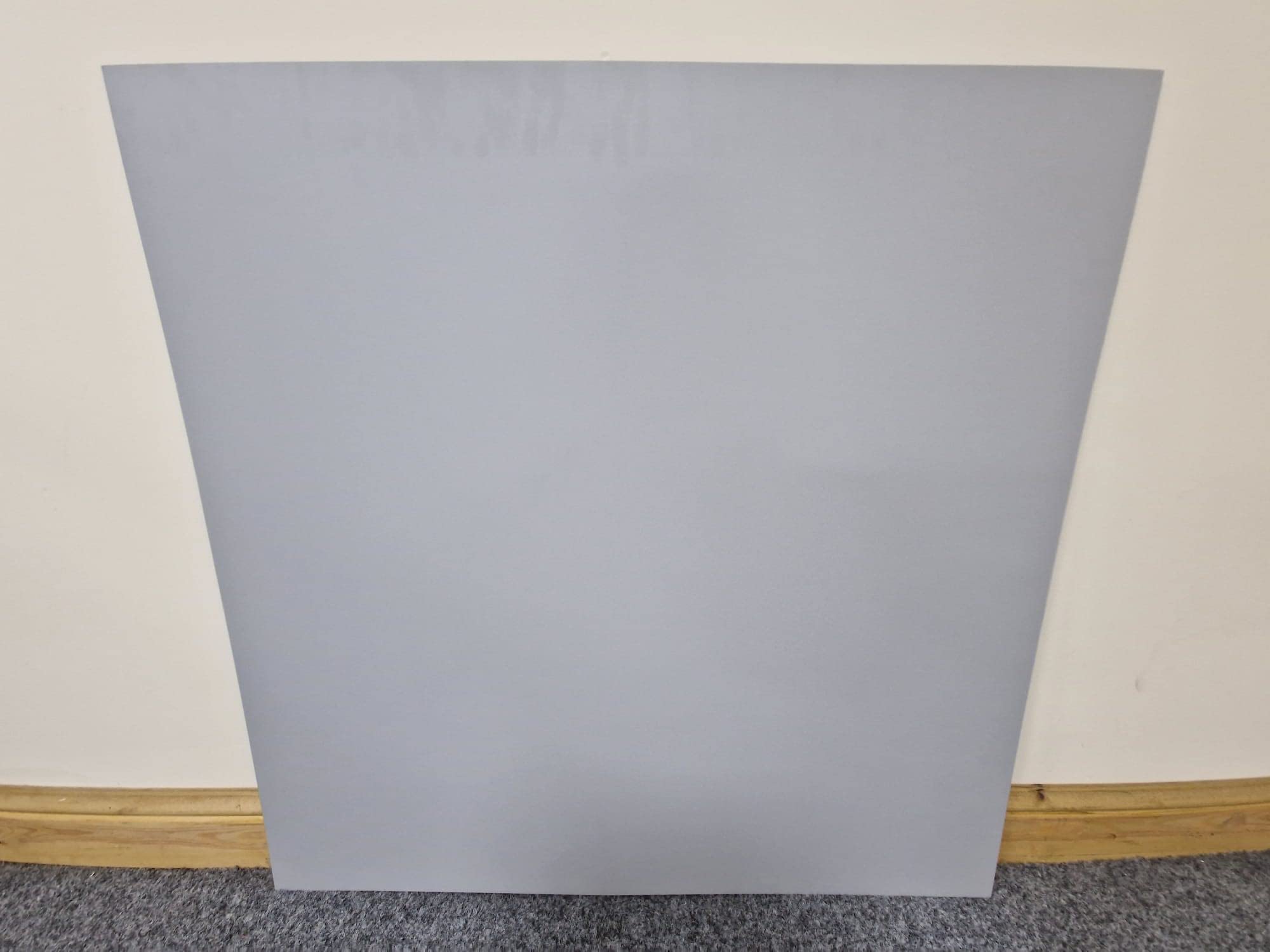 Furniture For The Home Plain Light Grey Effect HPL Laminate Fireplace ...