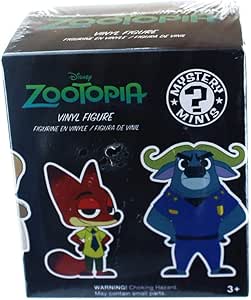 Mystery Mini Blind Box: Disney: Zootopia/Zootropolis: PDQ (CDU 12 ...