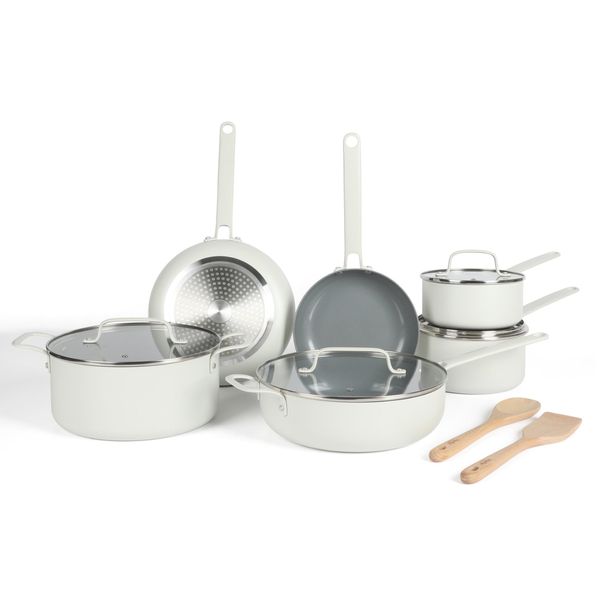 Amazon.com: Martha Stewart Emmeline Premium Nonstick PFA Free Ceramic ...