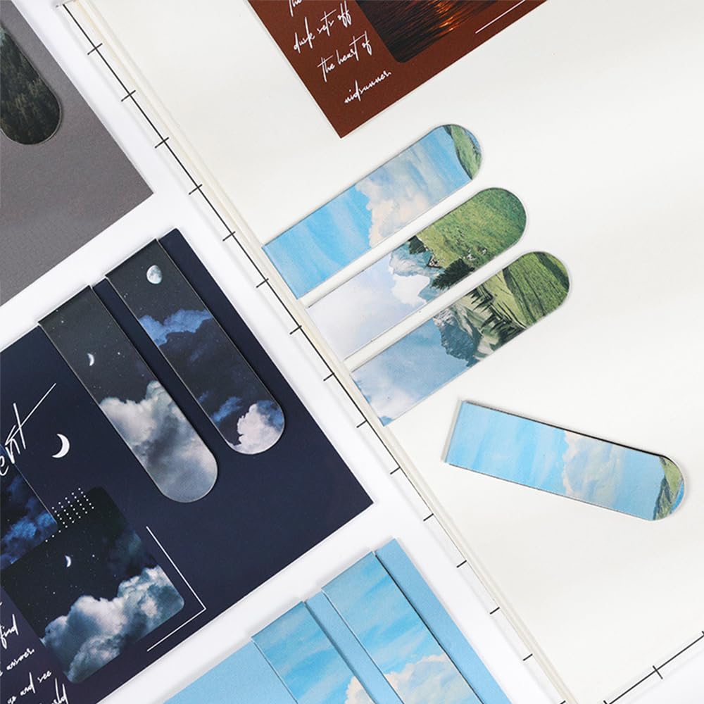 Snapklik.com : Magnetic Bookmarks Magnet Page Markers, 12 PCS Magnetic ...