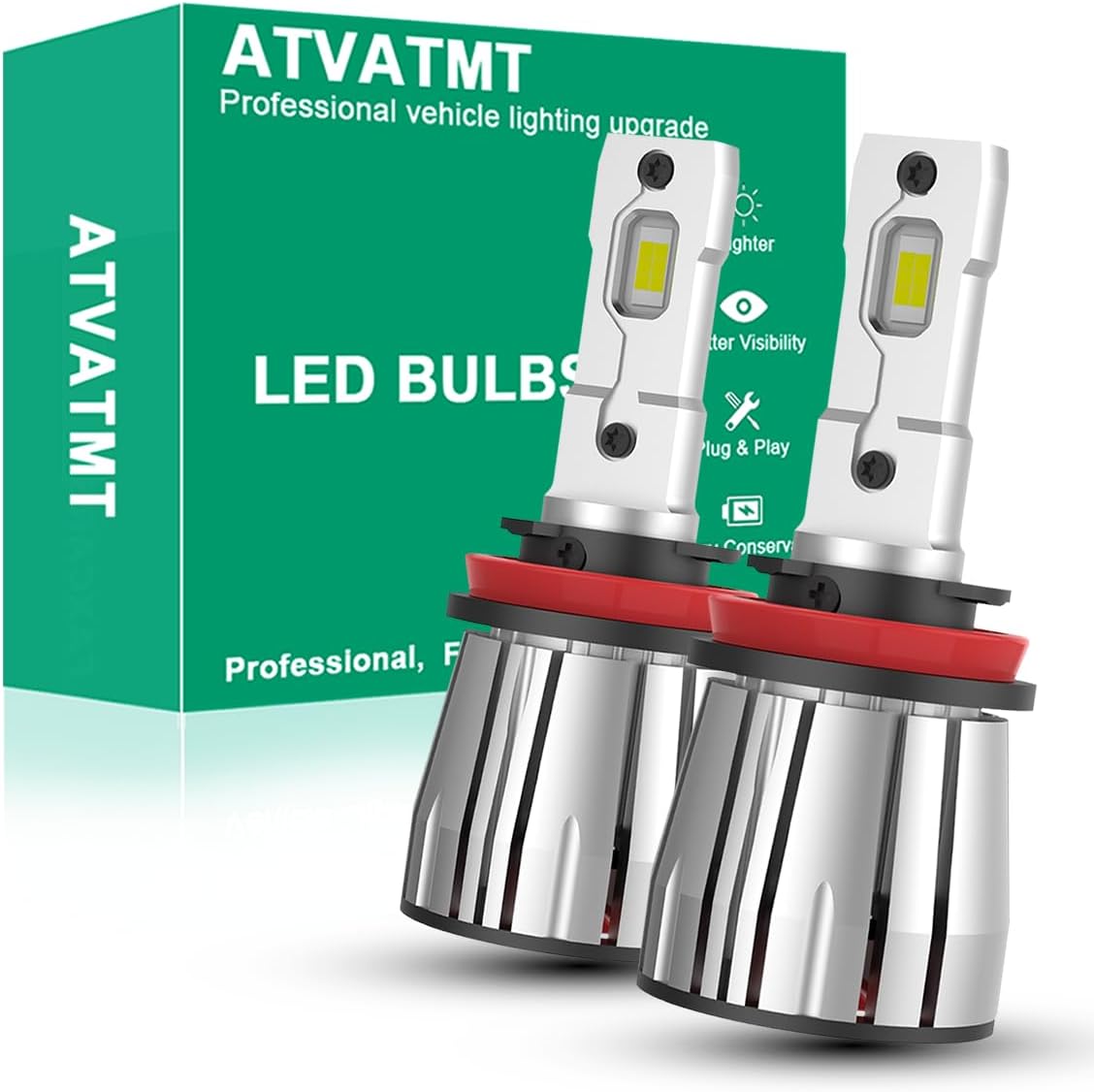Amazon.com: ATVATMT H11 LED Bulbs for Kenworth T660 T680 T880 W990 T700 ...