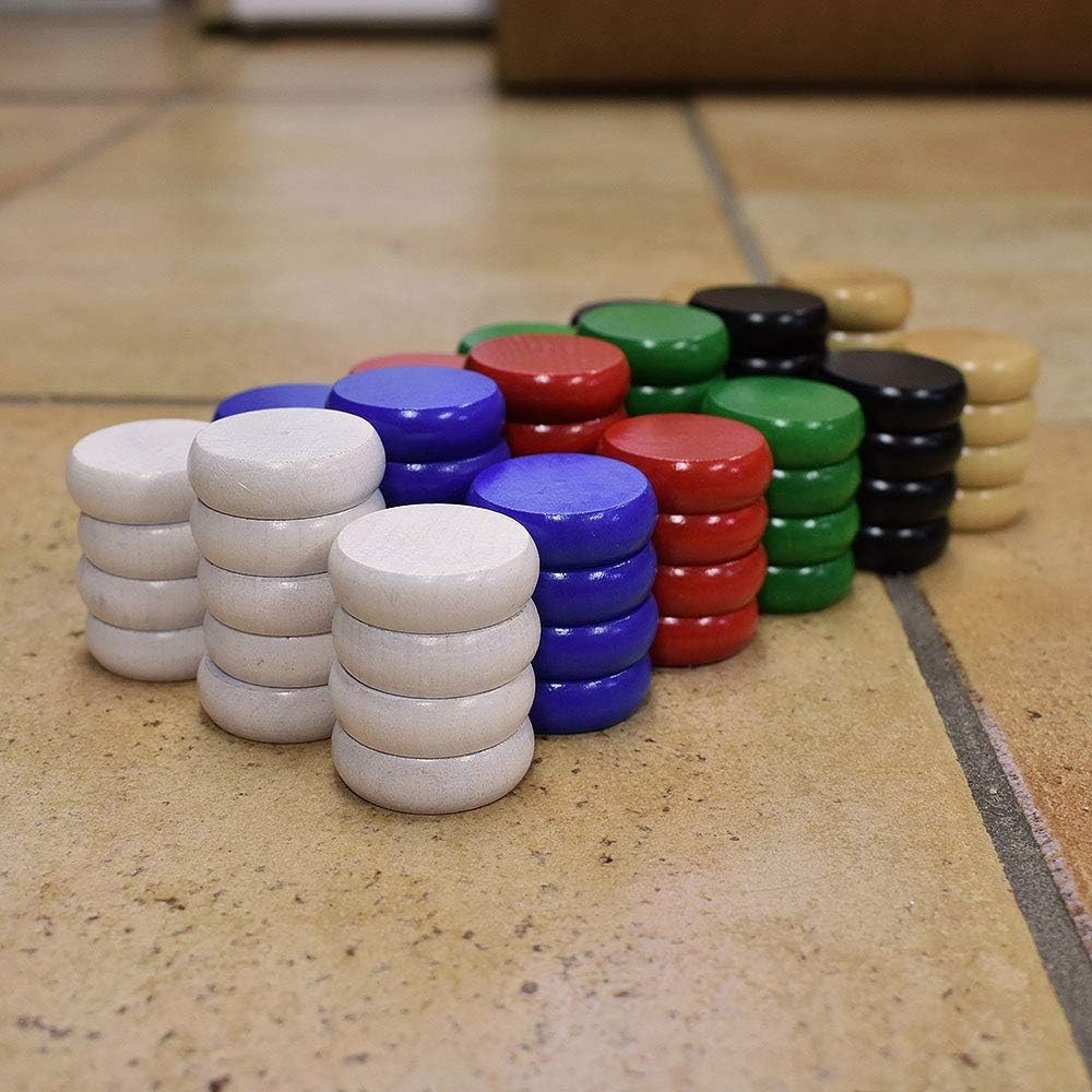 Tournament Size Crokinole Disc Party Pack (78 Discs), Board Games ...