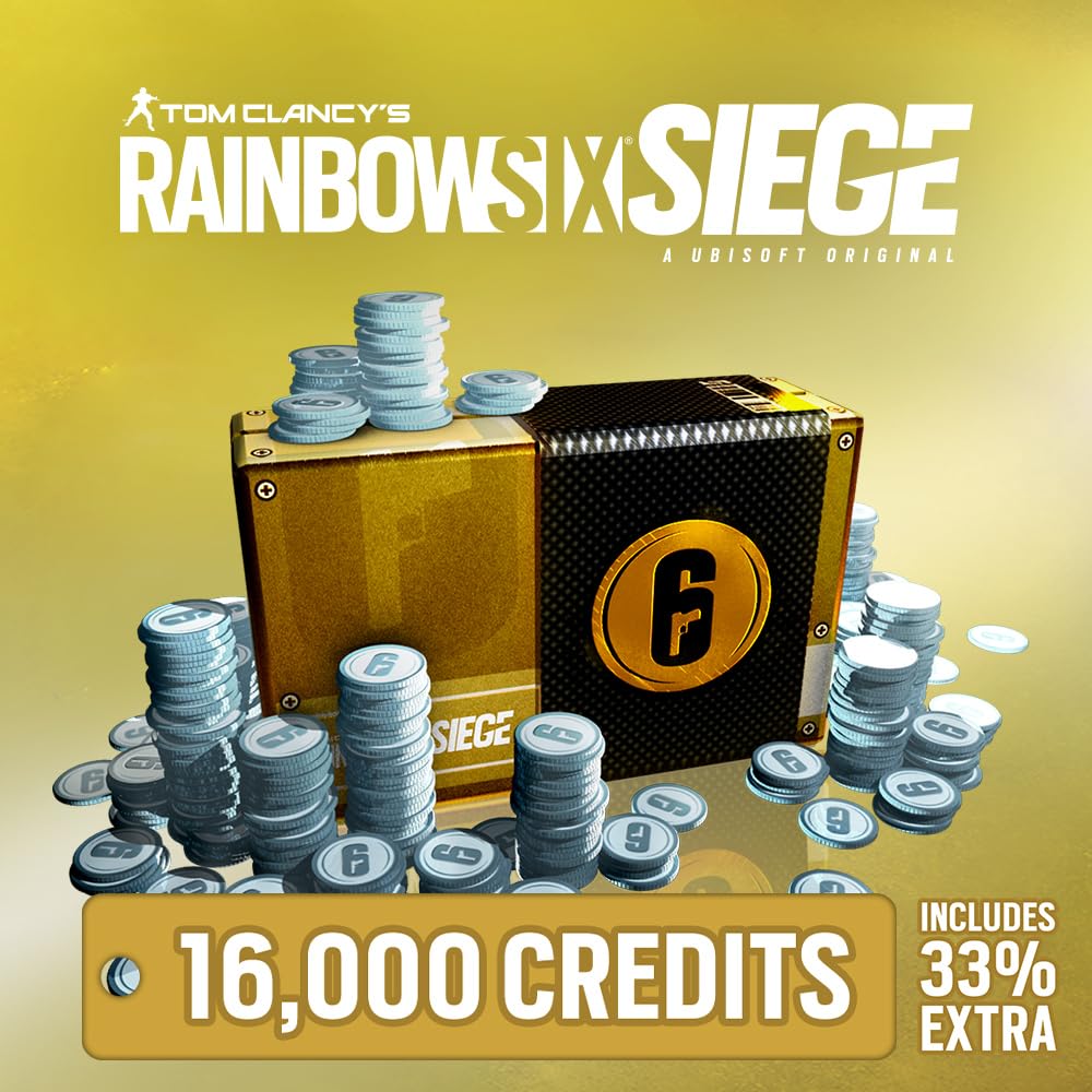Amazon.com: Tom Clancy’s Rainbow Six Siege 16,000 R6 Credits | PC ...