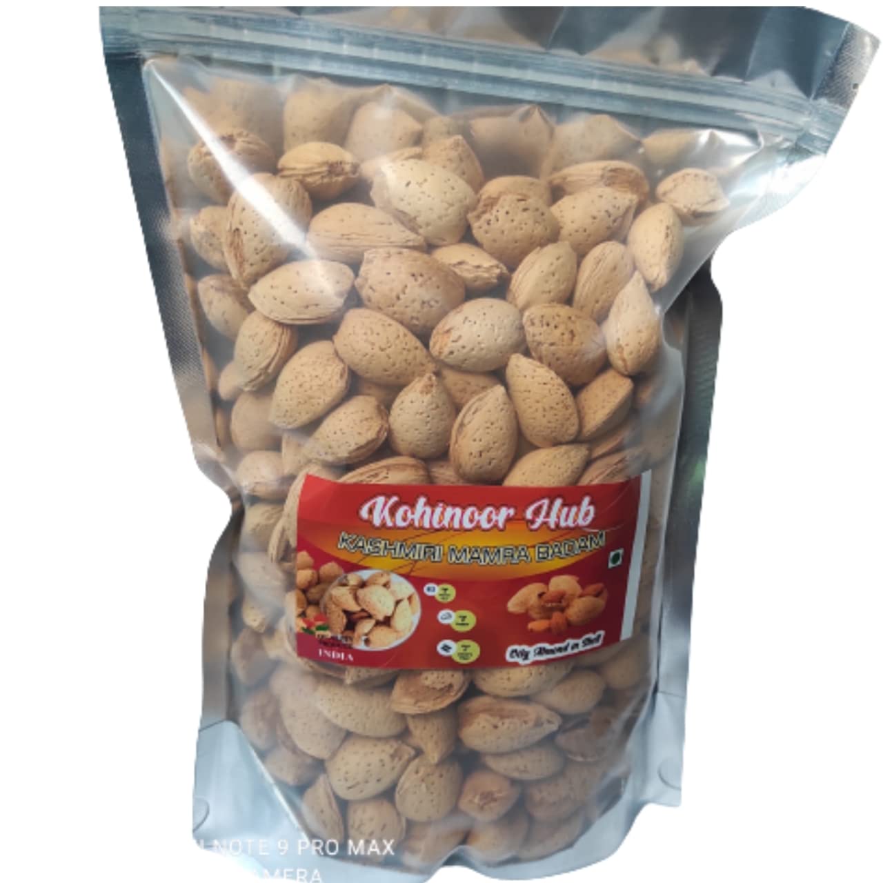 Kohinoor Hub 100% Natural Premium Kashmiri Mamra Almonds In Shell 400g ...