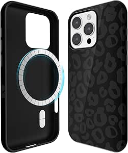 Amazon.com: Svanove for iPhone 16 Pro Case Cheetah Print, Compatible with Magsafe Magnetic ...