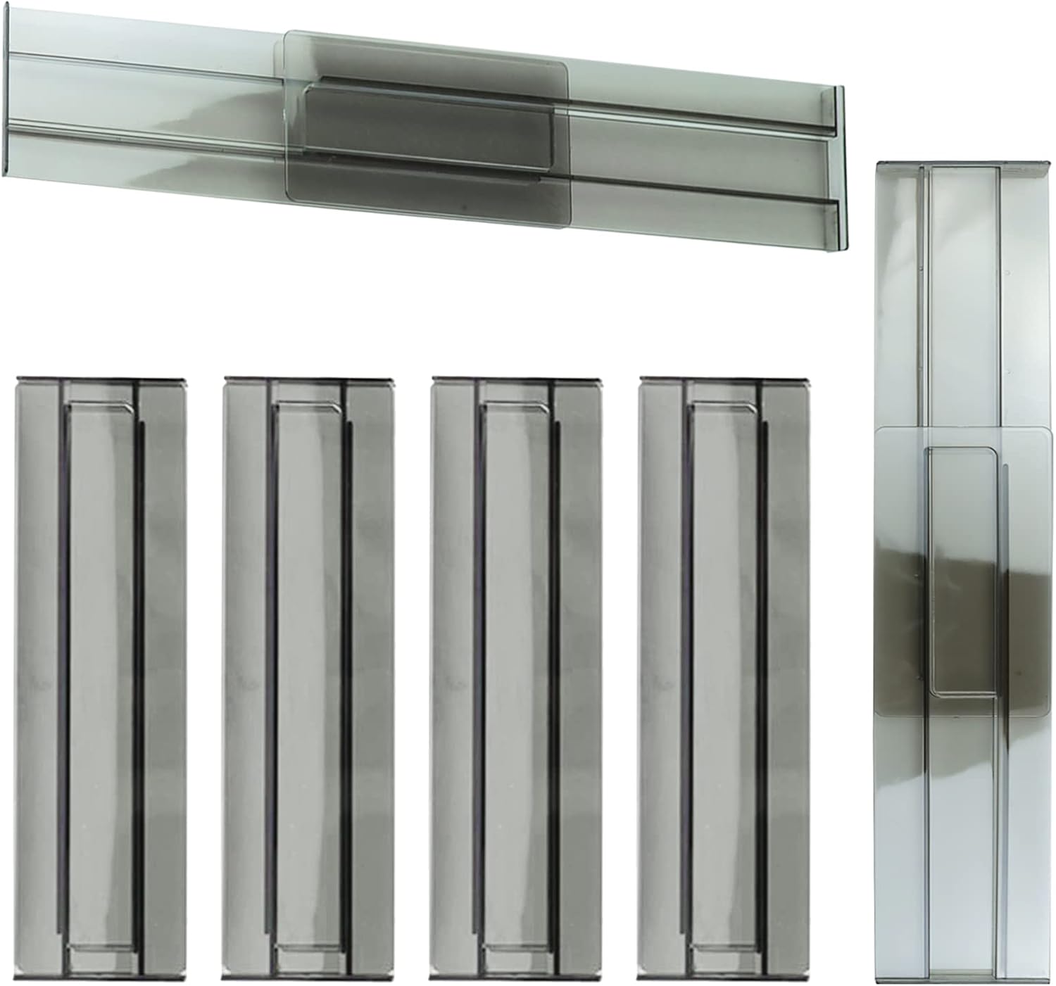 Amazon.com: Chris.W 6PCS Drawer Dividers Organizer, Plastic Expandable ...