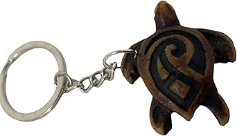 Sea Turtle Key chain Turtle Keyring - Turtle Key chain Hand-carved ...