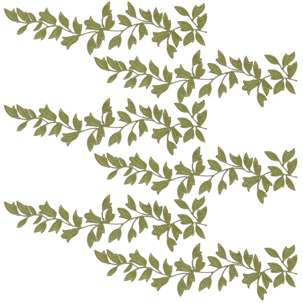 Amazon.com: WEBEEDY 6 PCS Lace Forest Leaves Vine Patches Iron on ...