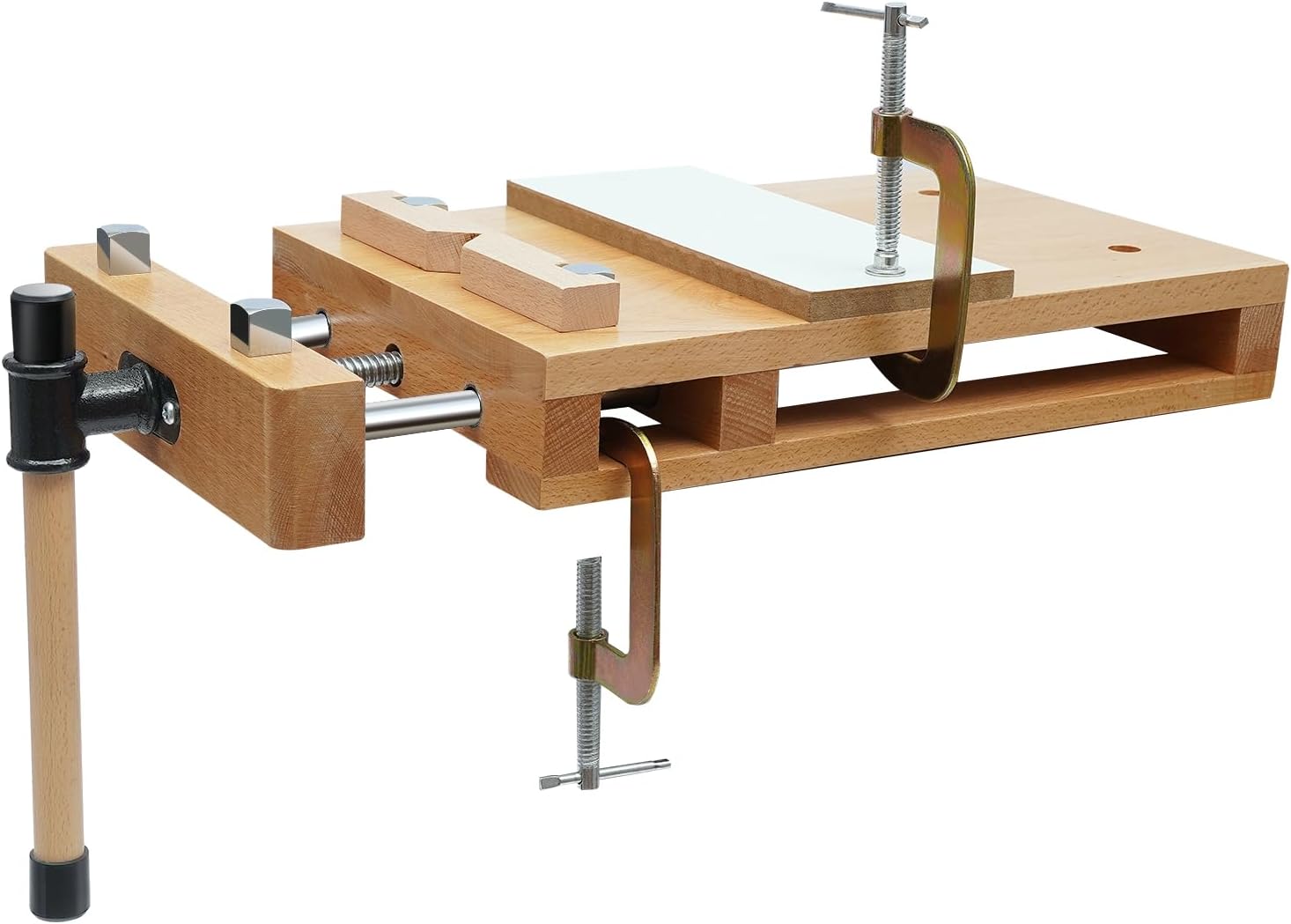 Woodworking Bench Vise, Hard Wood Vise Workbench, Portable Woodworking ...