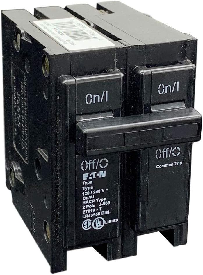Eaton BR230 Breaker, 30A, 2P, 120/240V, Type BR, 10 kAIC, Color ...
