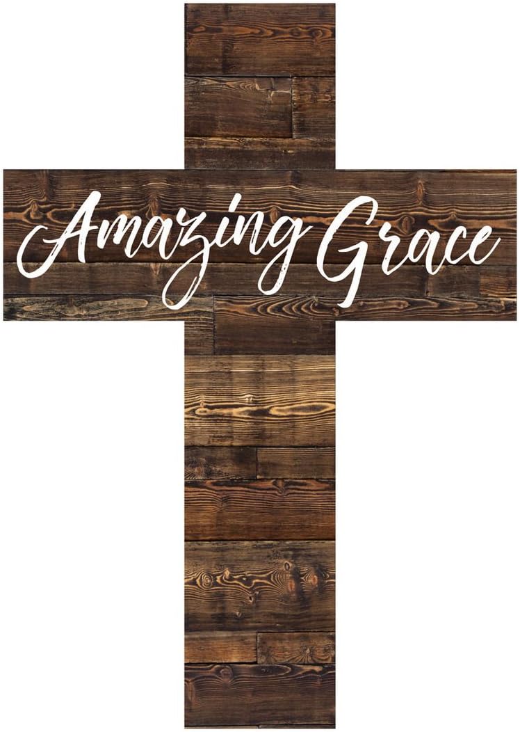 Amazon.com: P. Graham Dunn Amazing Grace Script Dark Brown 8.5 x 12 ...