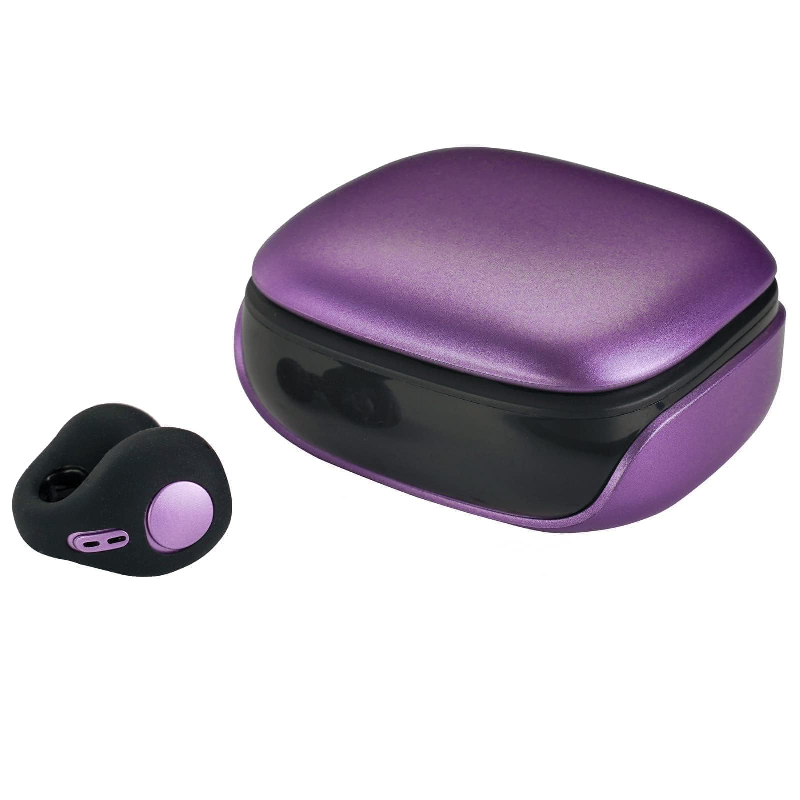 Purple Open Ear Headphones Wireless Bluetooth Bone Conduction ...