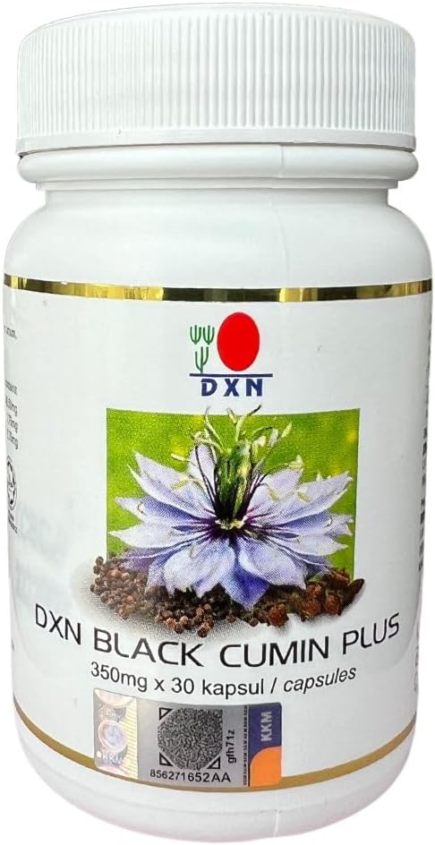 DXN BLACK CUMIN PLUS Black Black Cumin Seeds 30 Capsules 350mg : Amazon ...