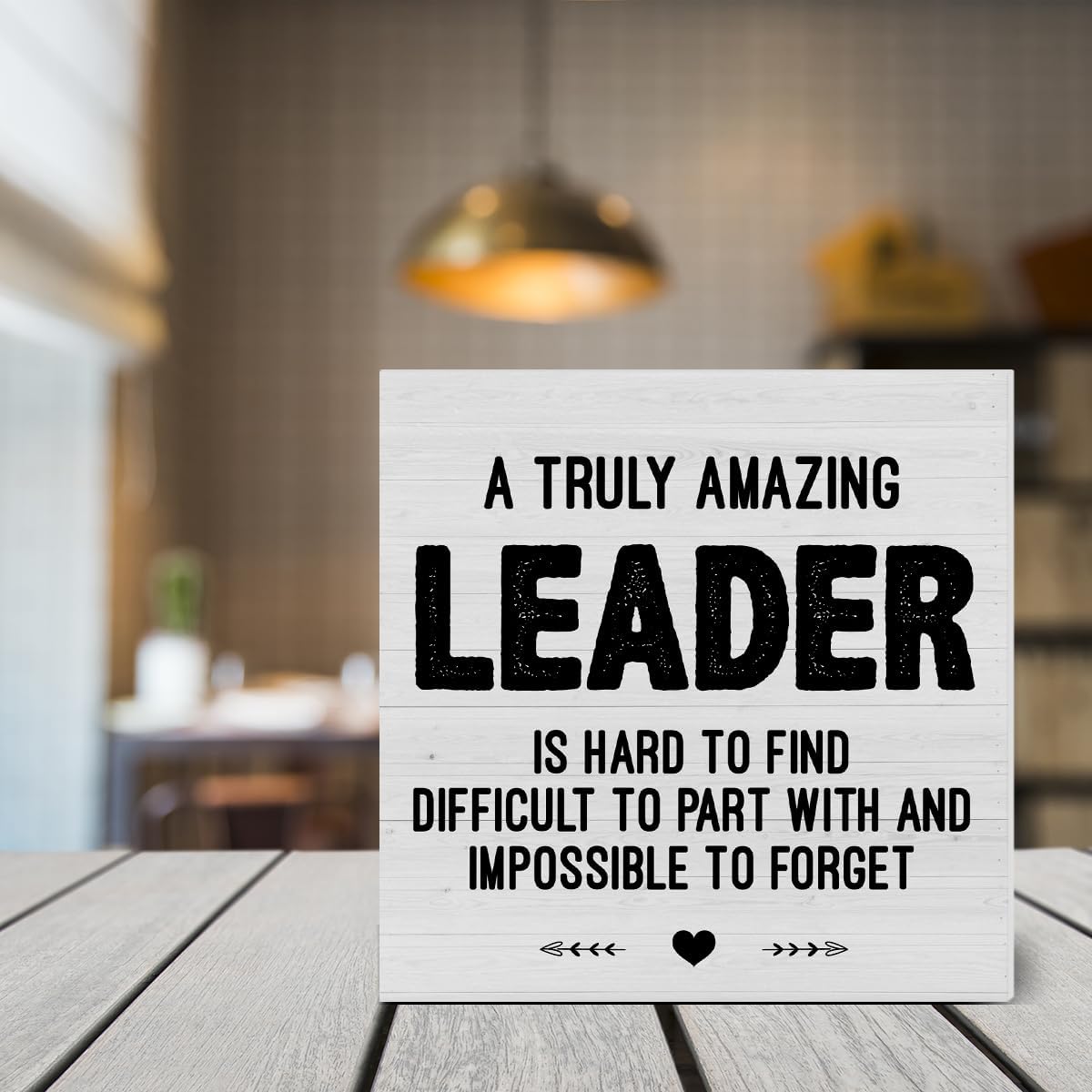 Leader Gift a Truly Amazing Leader – Caja de madera con cita de líder ...