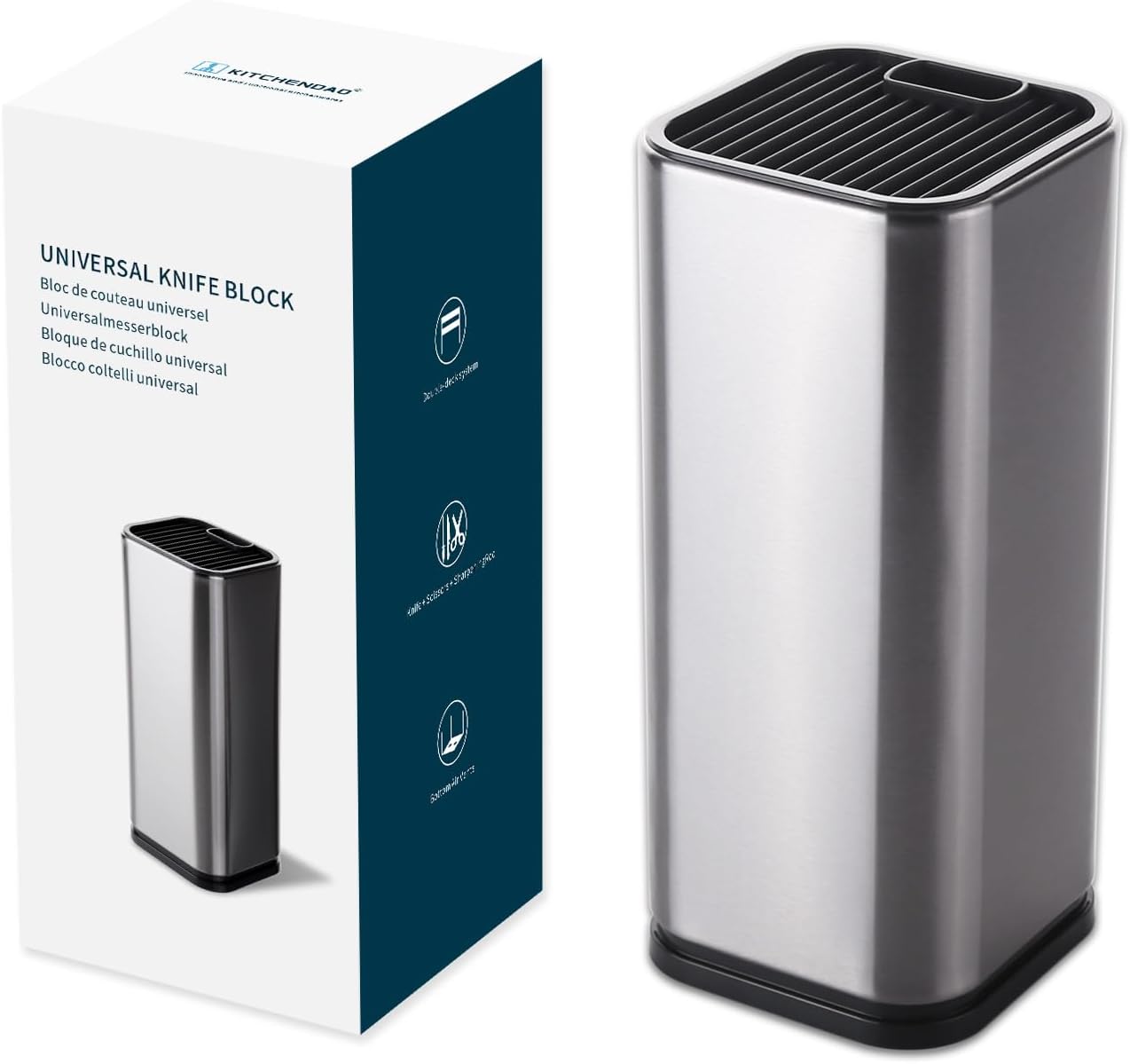 Amazon.com: Kichvoe Universal Block 1PC kitchen holder utensil ...